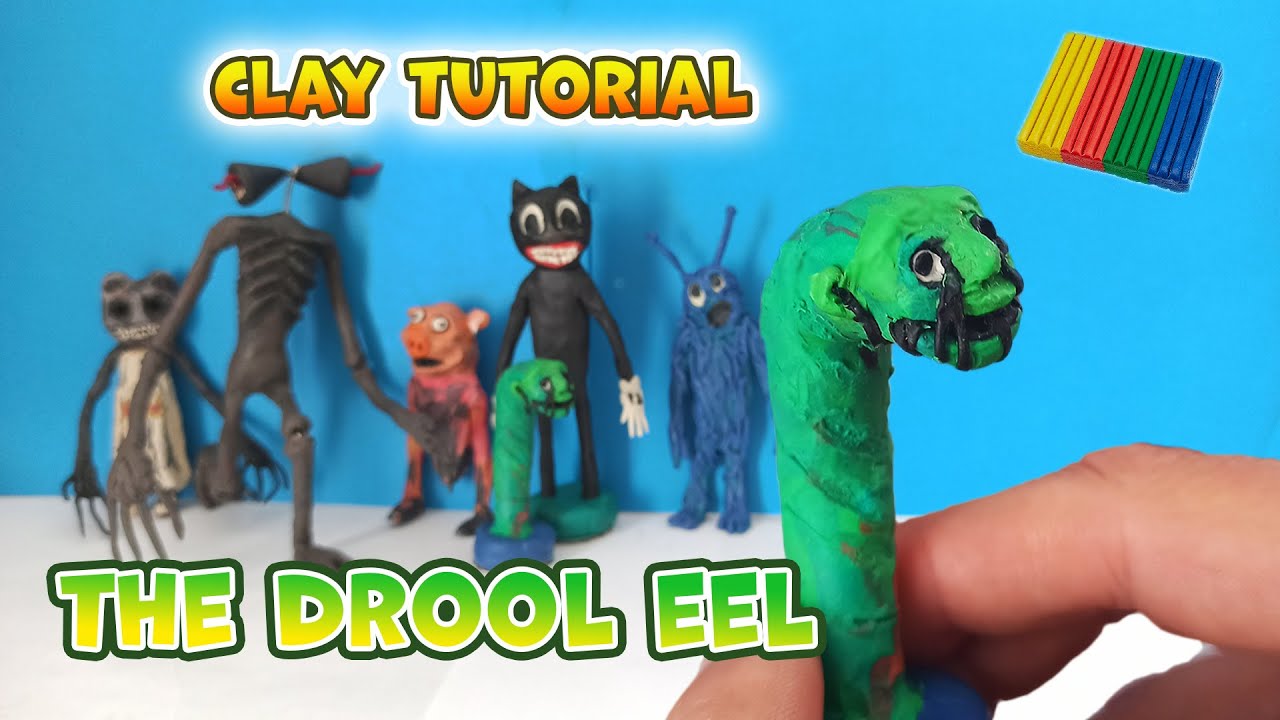 The DROOL EEL Clay Tutorial / Monsters Trevor Henderson's - YouTube
