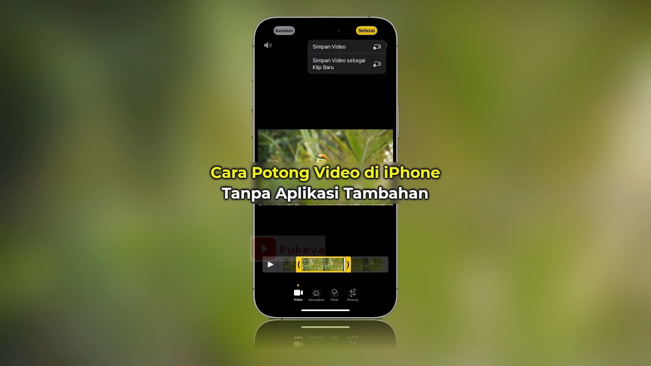 Cara Potong Video di iPhone Tanpa Aplikasi | Pakai Editor Galeri ...