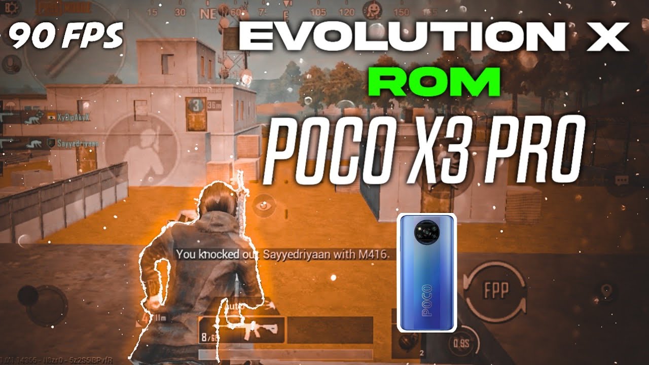 😍90 FPS constant on Poco X3 Pro with Evolution X Rom | Custom Rom - YouTube