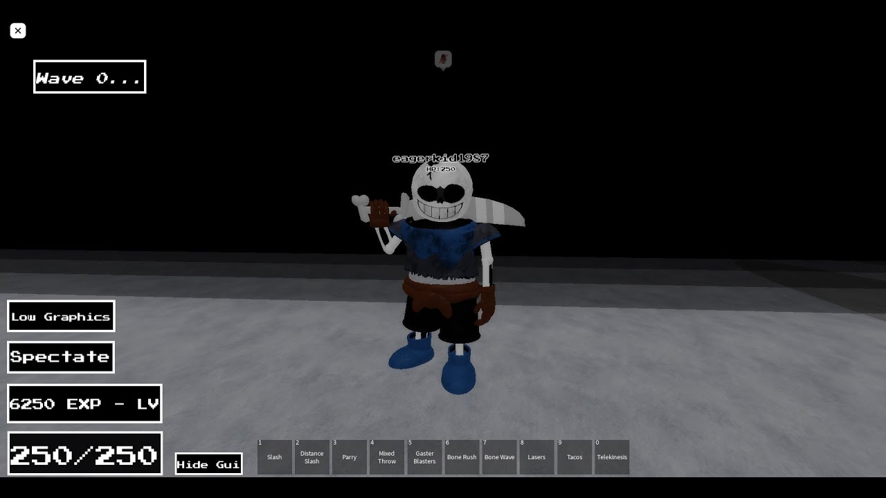 Undertale Soul Ops: AU's Destruction Core Dustswap Sans - YouTube