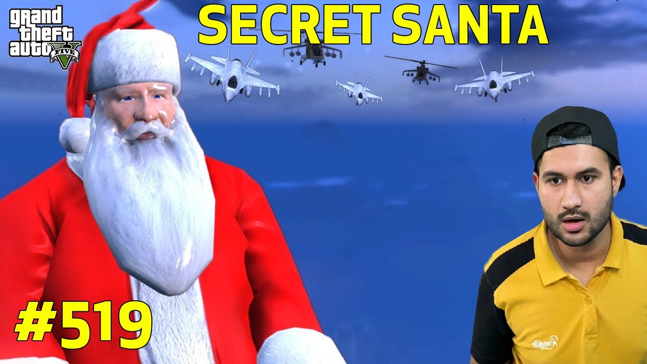 GTA 5 : SECRET POWERFUL SANTA IN LOS SANTOS | GTA 5 GAMEPLAY #519 - YouTube