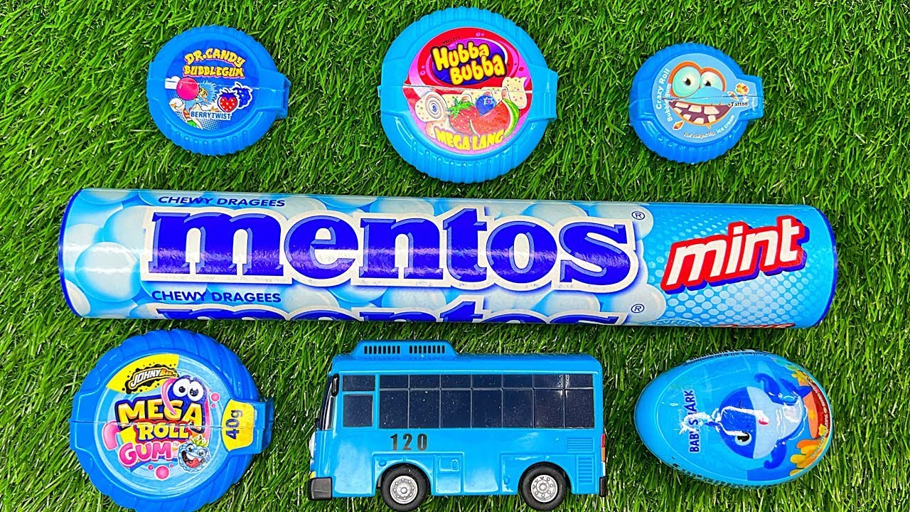 Satisfying Video | Delicious candies, Baby Shark Toys and Mentos ASMR ...