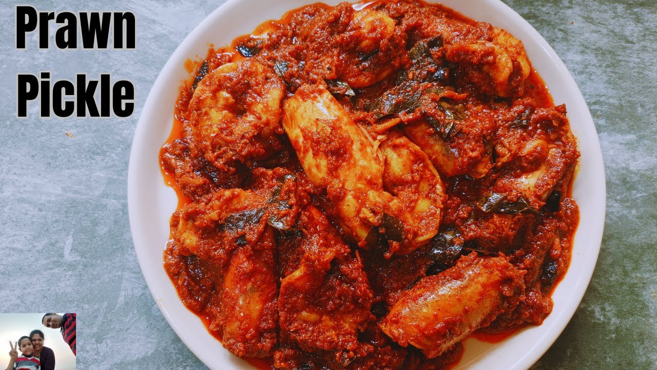 Prawn Pickle Recipe| Konkani style shrimp pickle| seafood recipe ...