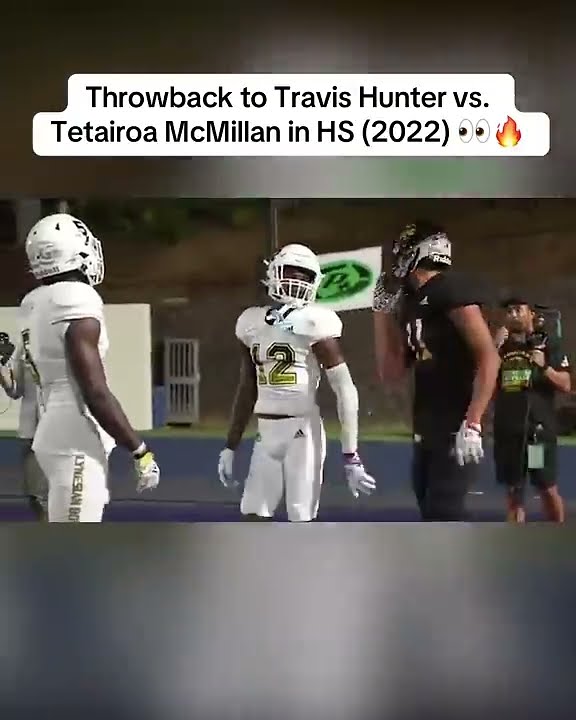 NFL Rookies Travis Hunter & Tet McMillan have been battling since high ...