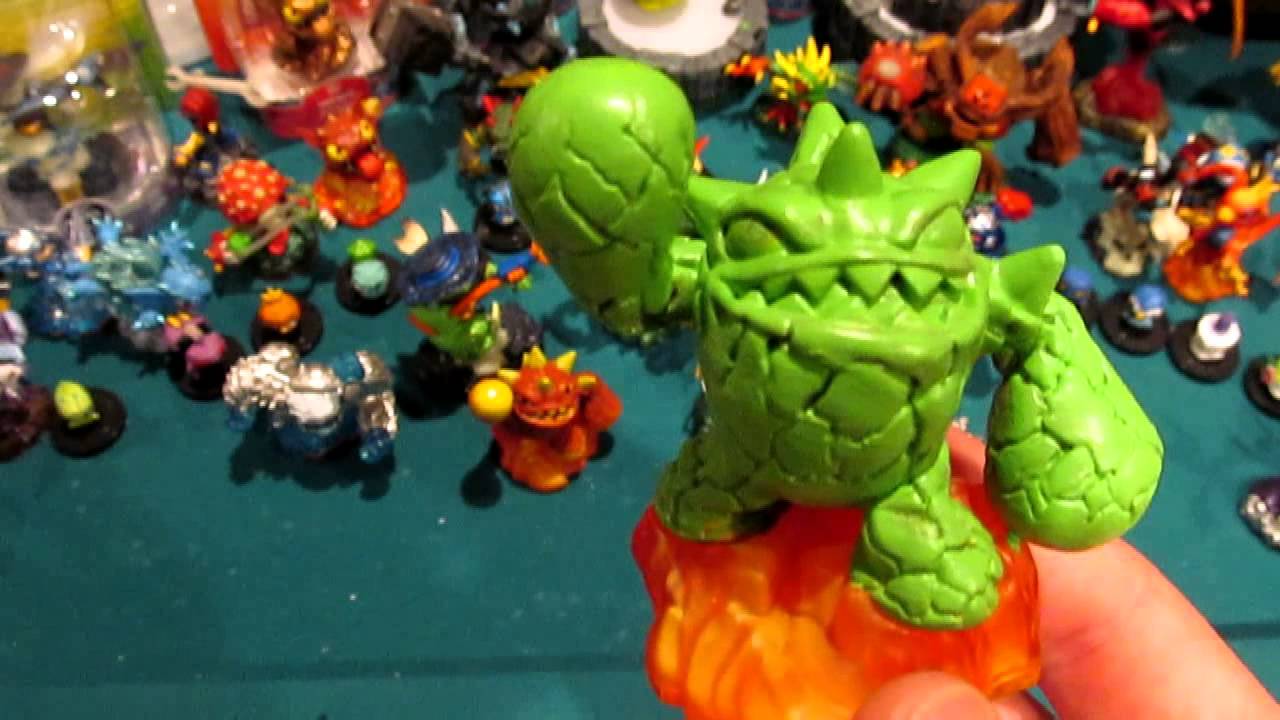 Skylander Custom Painting #9 Acid Bomb Eruptor - YouTube