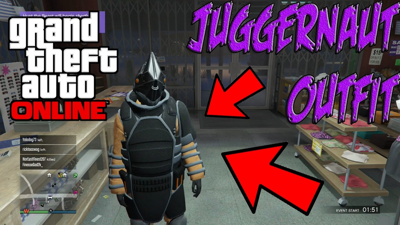 GTA 5 Online - Juggernaut Outfit Tutorial!! Glitches & Tricks ( PS4 ...