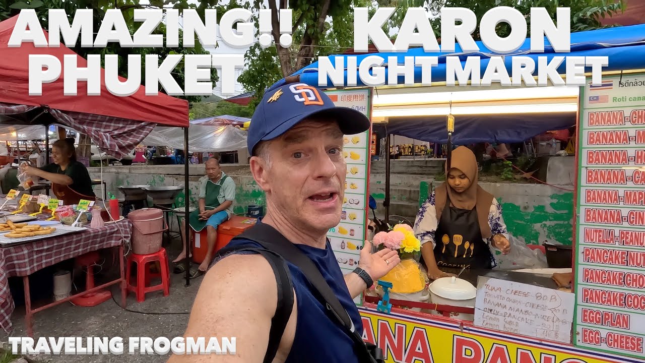 The Karon Night Market In Phuket, Thailand Is Amazing! 🇹🇭 - YouTube