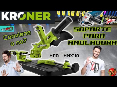 NUEVA HERRAMIENTA SOPORTE de AMOLADORA KRONER accesorio Pulidora Esmerilador corte pulidor tutorial