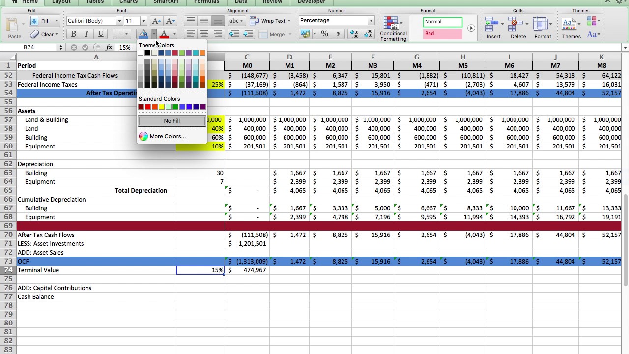 07 Investment Terminal Value Example - YouTube
