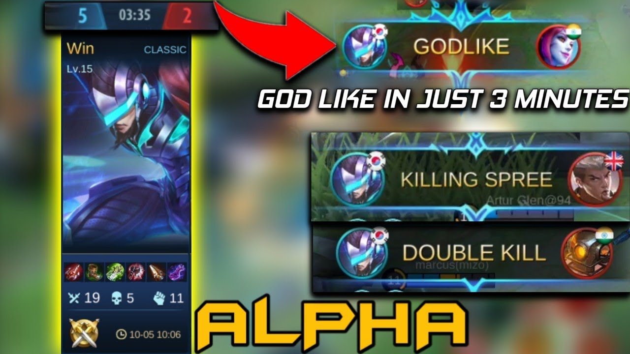 This is How You Should Play Alpha Mobile legend|Alpha Best Gameplay ...