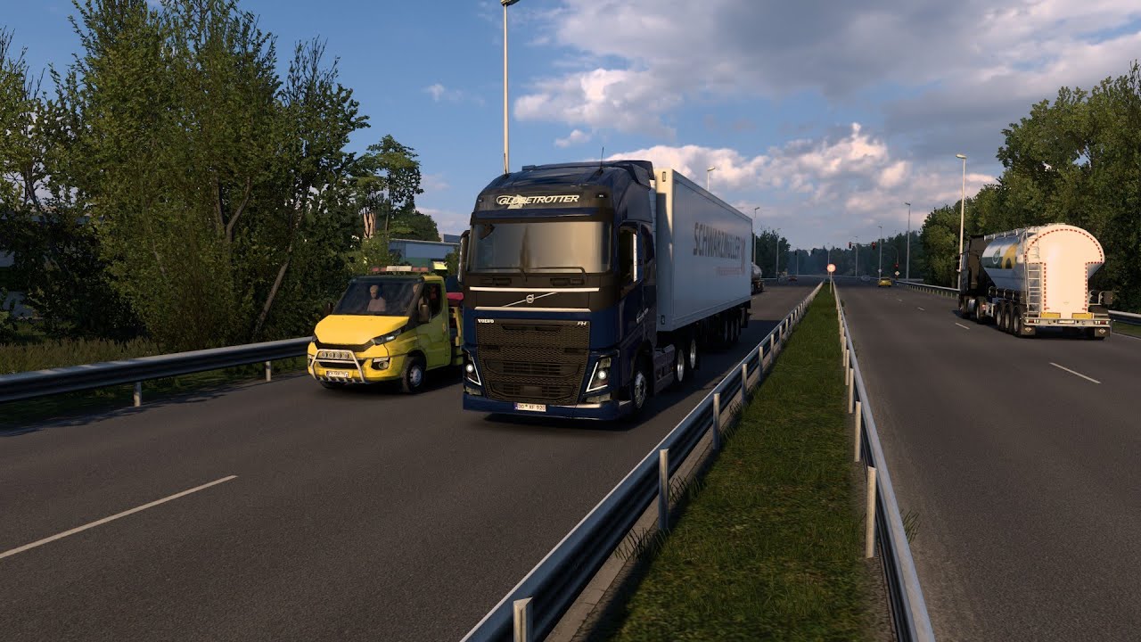 LIVE-ETS2 1.50 - PARIS, FRA ATÉ BERNA, SUI - VOLVO FH 500 - YouTube