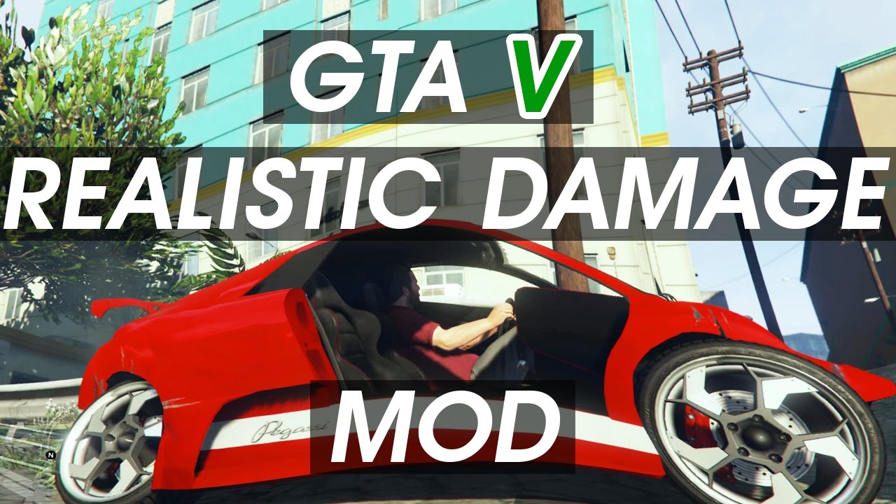 ГТА 5 МОДЫ - GTA 5 - REALISTIC DAMAGE MOD - YouTube
