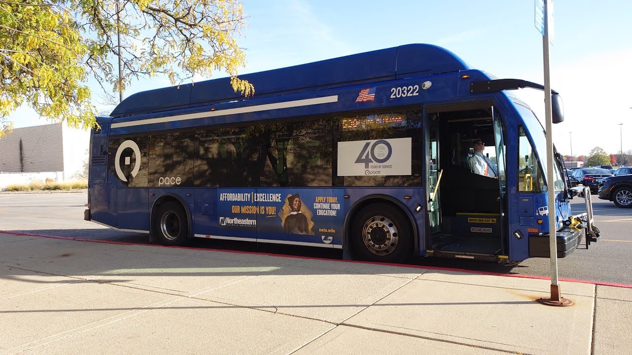 Pace Bus 2020 ElDorado National Axess BRT 30' 20322 On Rt 530 West ...