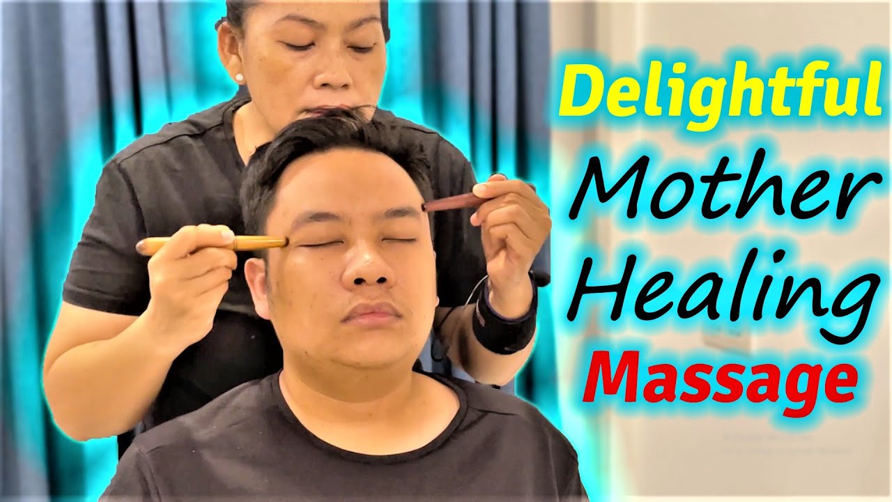 Relaxing Mother Healing Massage - CAM ASMR Delightful Head Massage ...