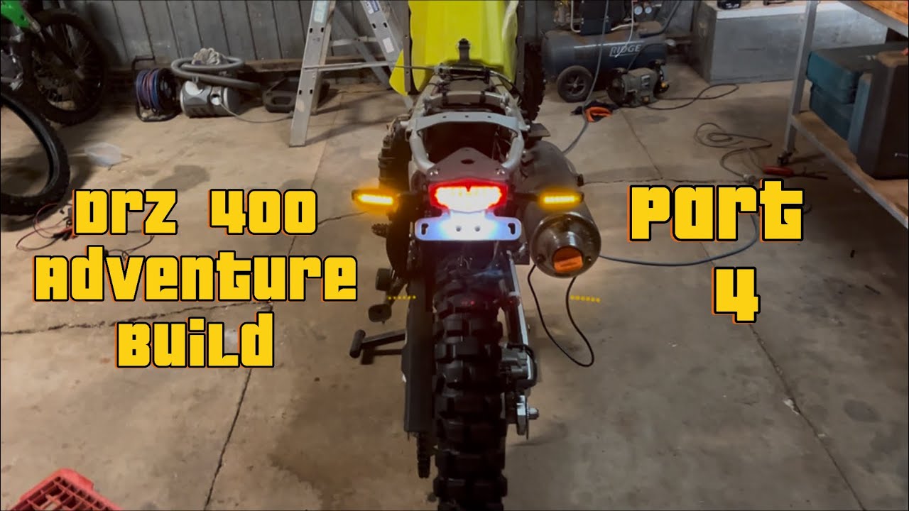 DRZ 400 Adventure Build Part 4 - Electrical Upgrades - YouTube