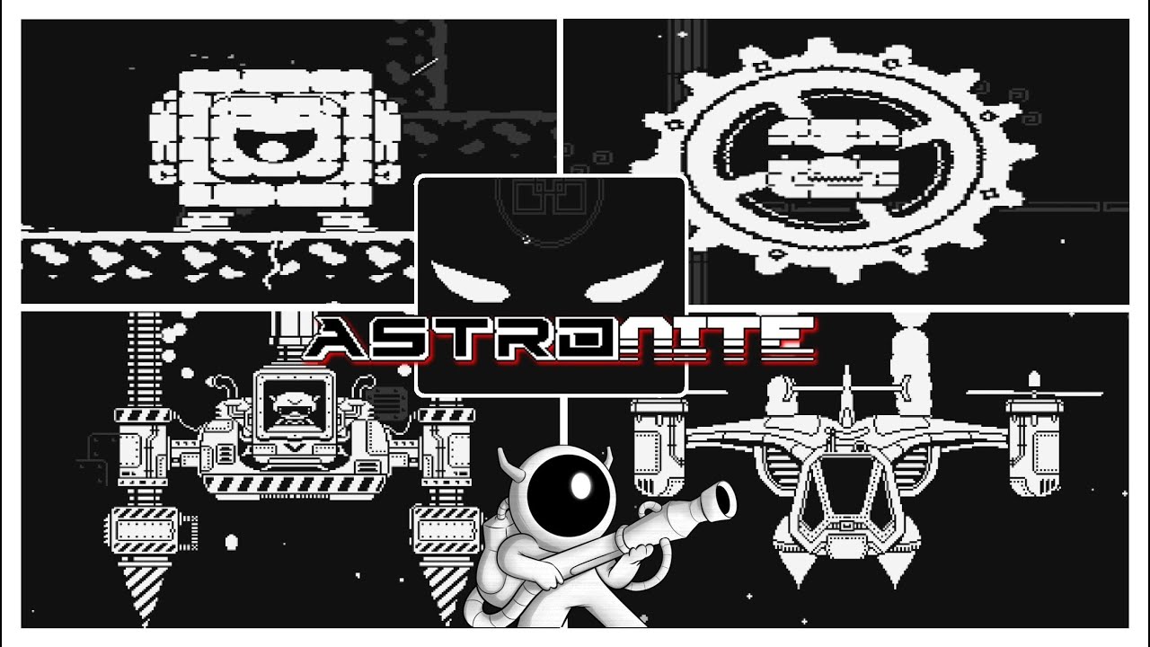 ASTRONITE - ALL BOSSES + ENDING [1-Bit Metroidvania] - YouTube