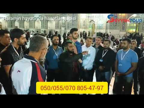 Hərəmin həyətində hacətlər qapisi