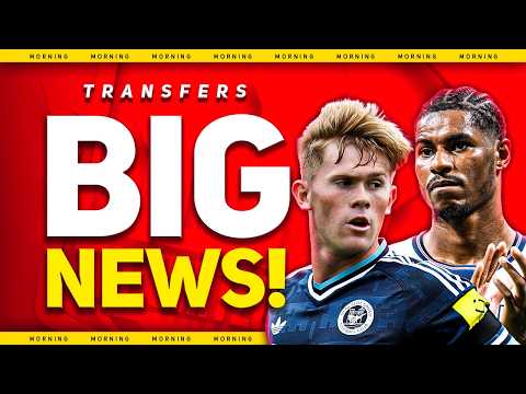 Romano HALL Transfer Update! Rashford BARCA Transfer? Man Utd Transfer News