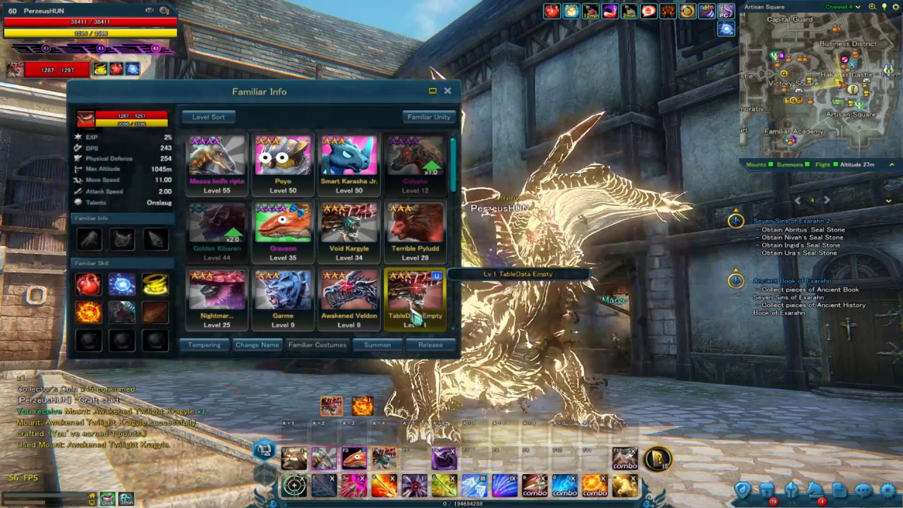 Riders of Icarus Craft fragment Twiligh Kargyle !! - YouTube