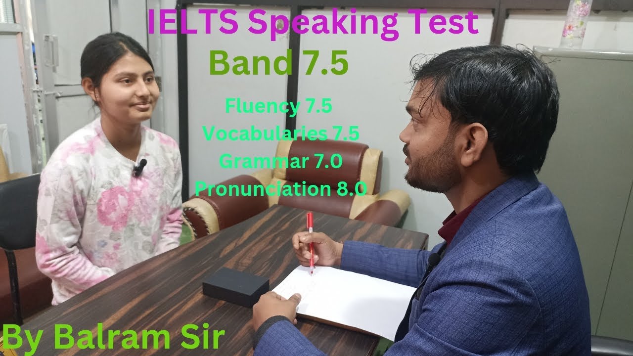 IELTS Speaking Test | Band 7.5 with feedback | IELTS Speaking for the ...