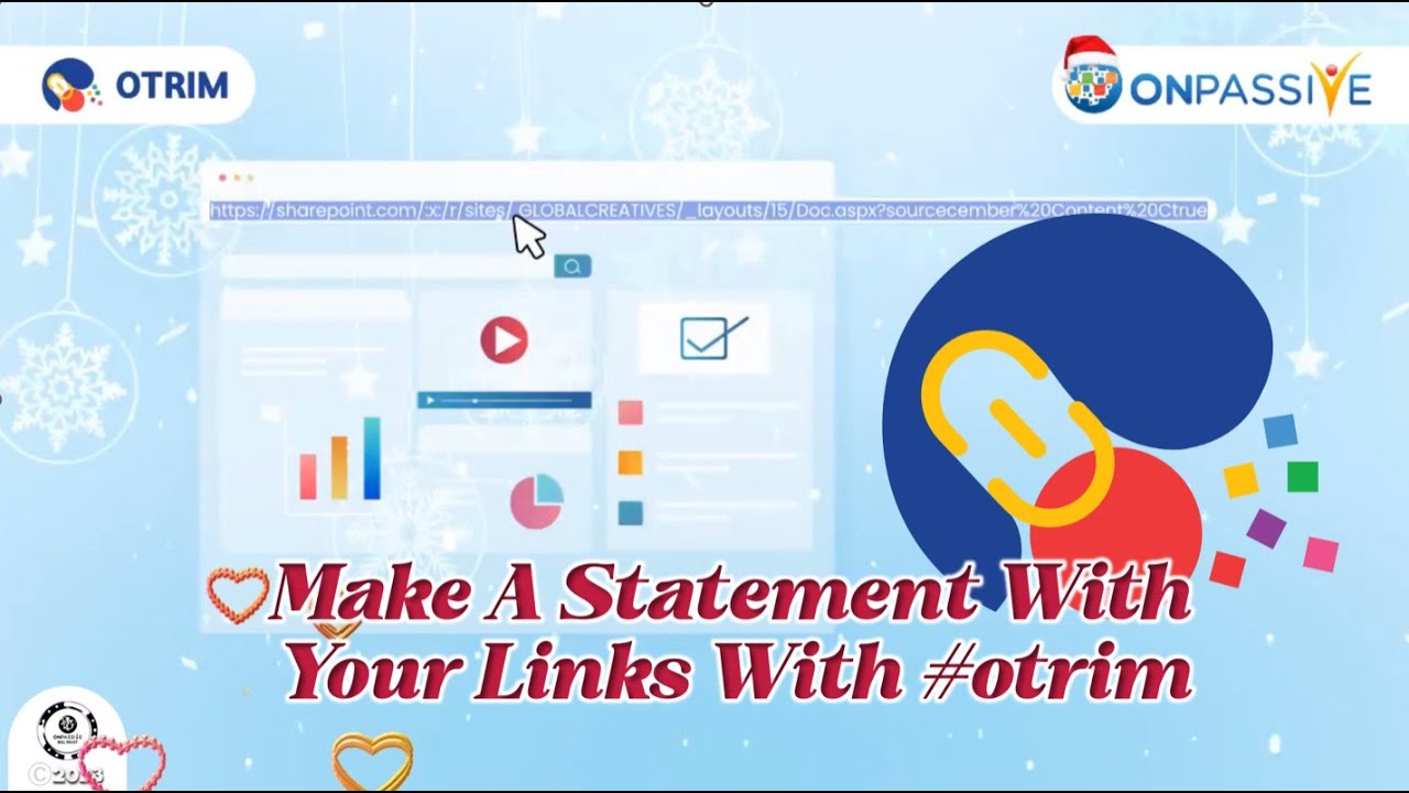 Make A Statement With Your Links With #otrim - ONPASSIVE Bill Must ...
