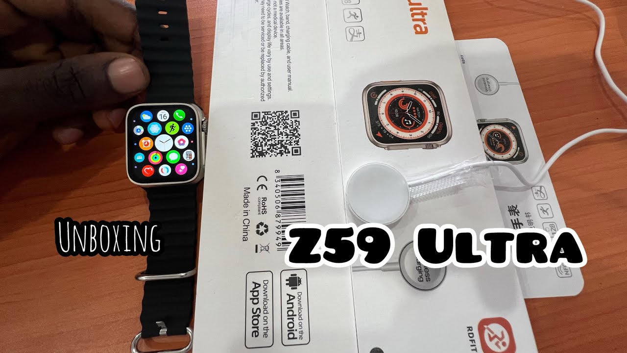 RDfit Smartwatch Z59 Ultra Smartwatch Series 7 Review | Unboxing Video ...