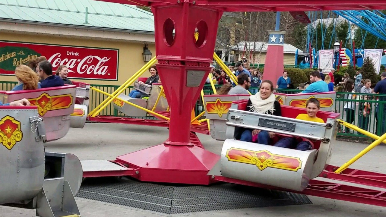 Ray's Dollywood Scrambler ride - YouTube