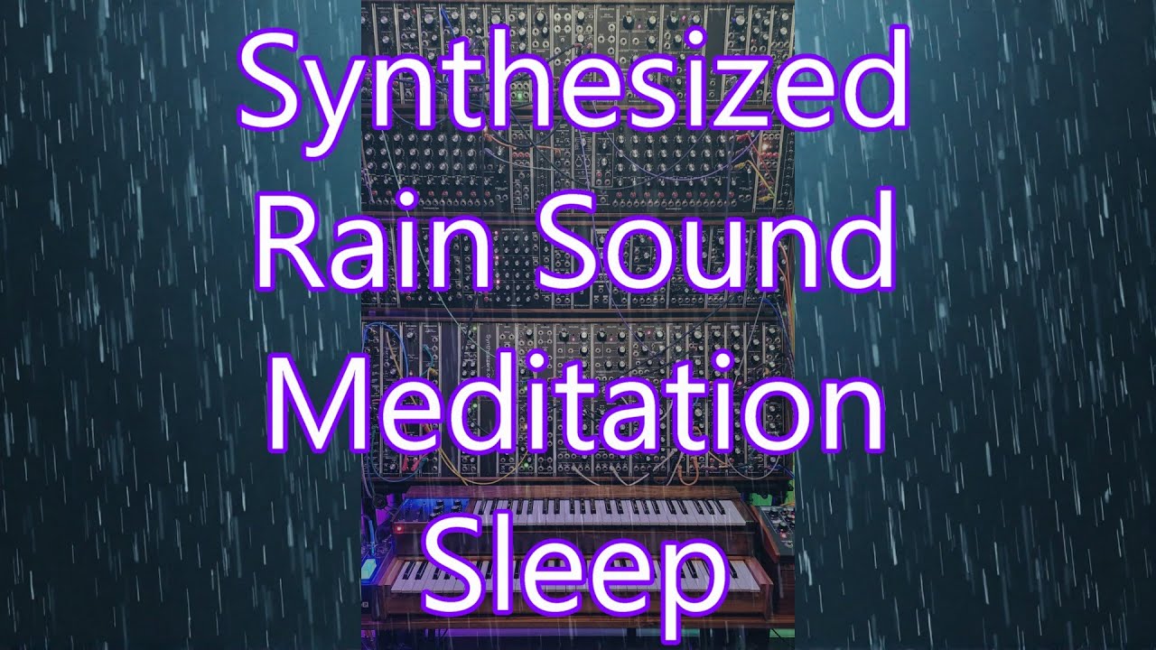 Analog modular synthesizer "Rain Storm" sounds! - YouTube