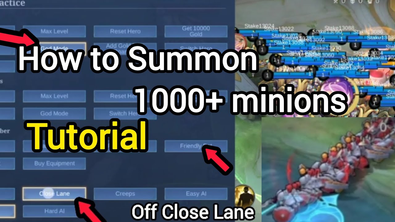 How to Make 1000+ minions step by step Tutorial#srt_gaming #mlbb # ...