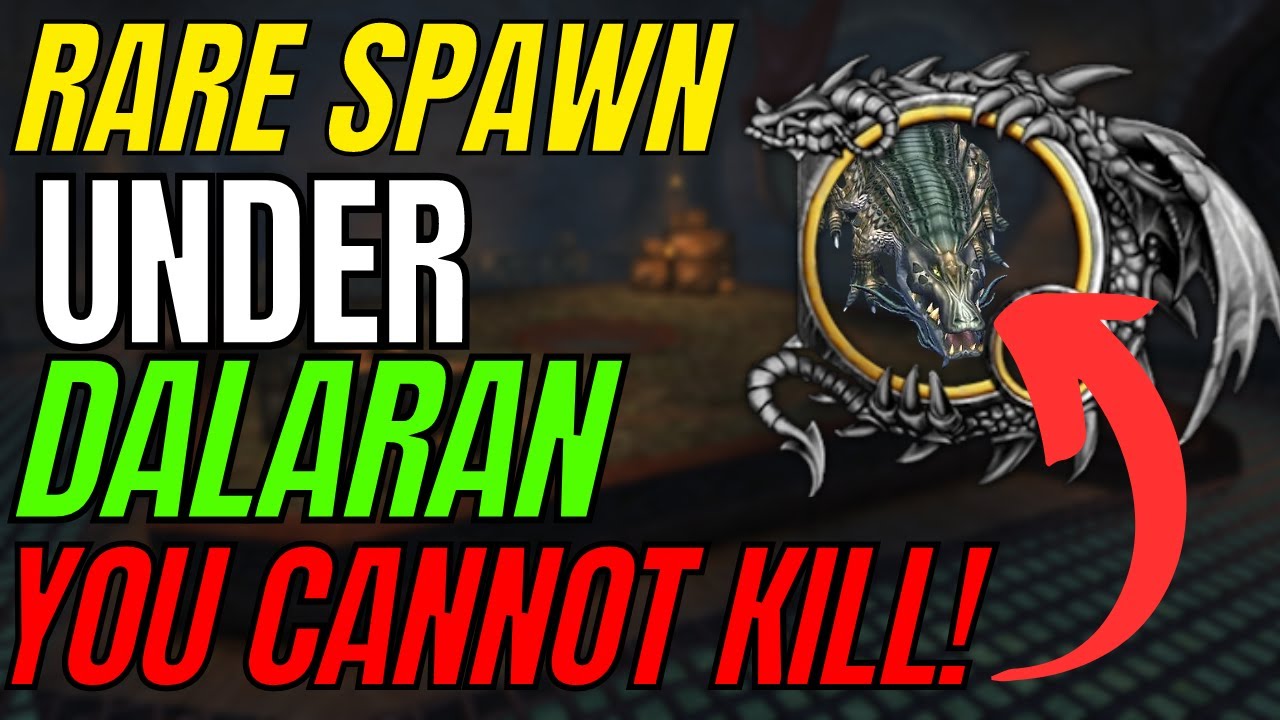 World Of Warcraft: RARE Spawn You Cannot KILL!! - YouTube