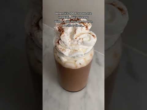 #reels Imagine it’s winter with this mocha recipe… #heatwave #mocha # ...