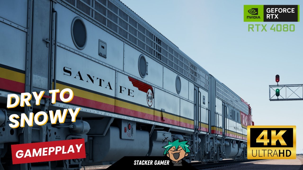 TSW4 Santa Fe Gameplay | Train Sim World 4k Gameplay No Commentary ...