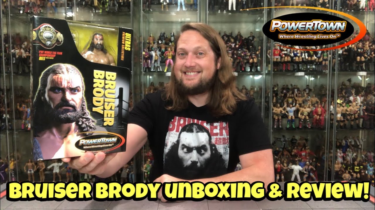 Bruiser Brody Powertown Ultras Series 1 Unboxing & Review! - YouTube