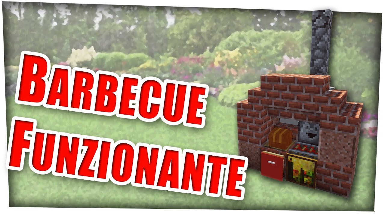 BARBECUE FUNZIONANTE ♦ Minecraft RedStone - YouTube