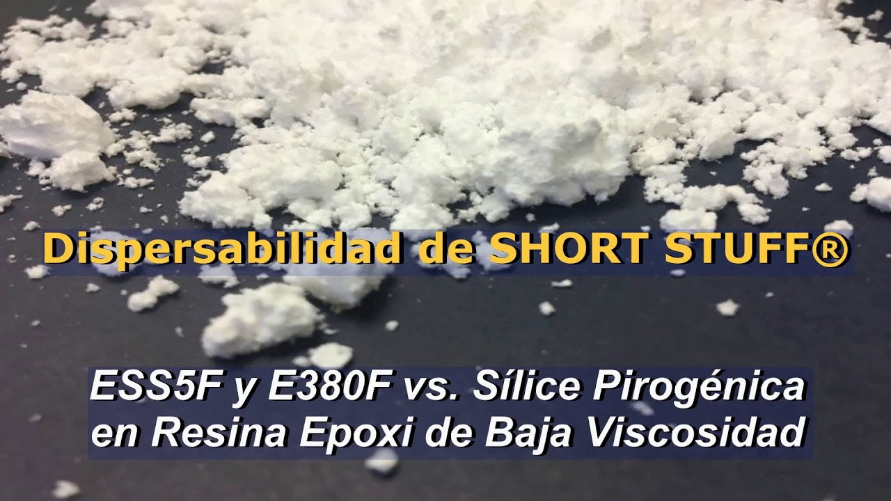 Short Stuff® ESS5F y E380F vs. Sílice Pirogénica en Resina Epoxi de ...
