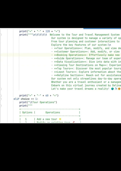 TOUR AND TRAVELS MANAGEMENT SYSTEM With CSV File | Class 12 IP | Board ...