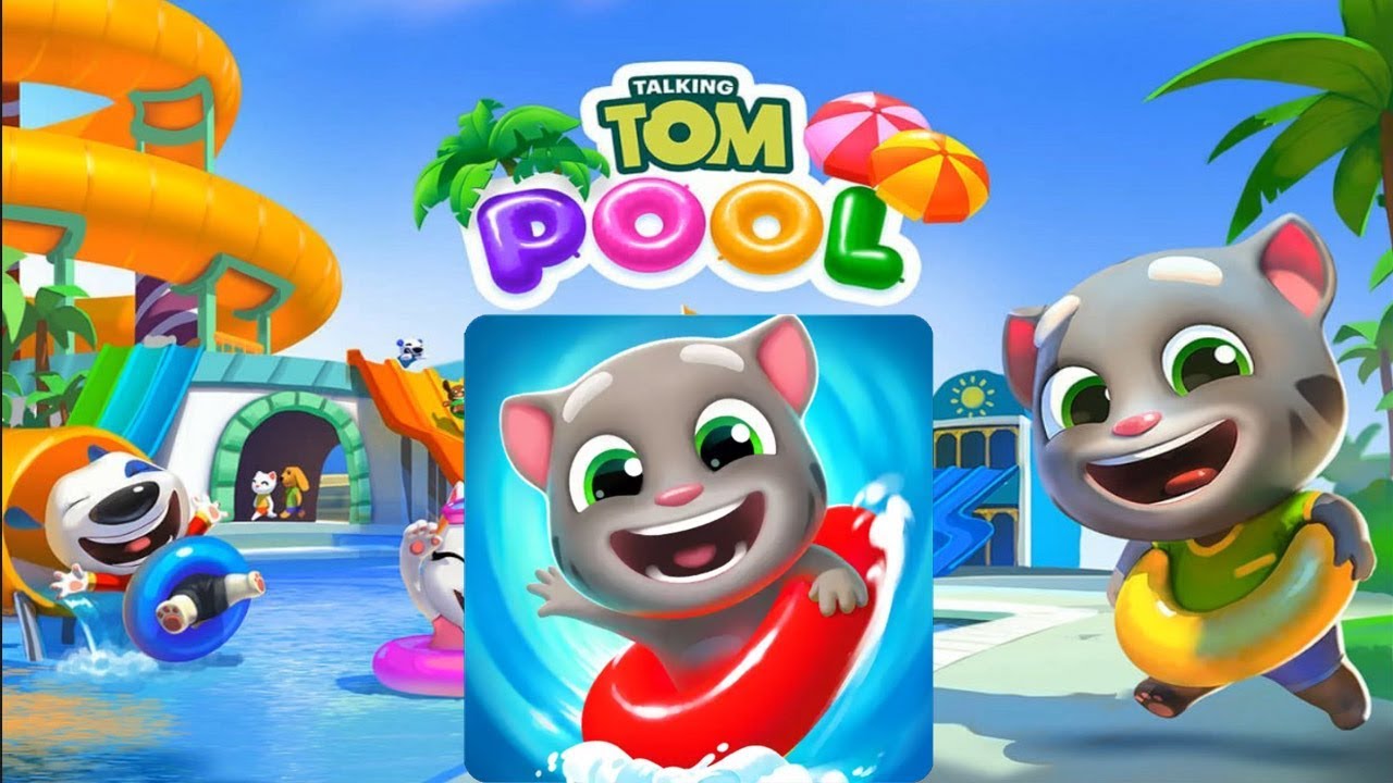 Talking Tom Pool by Outfit7 HD Gameplay Octo-Pool and Pirate Cove ...