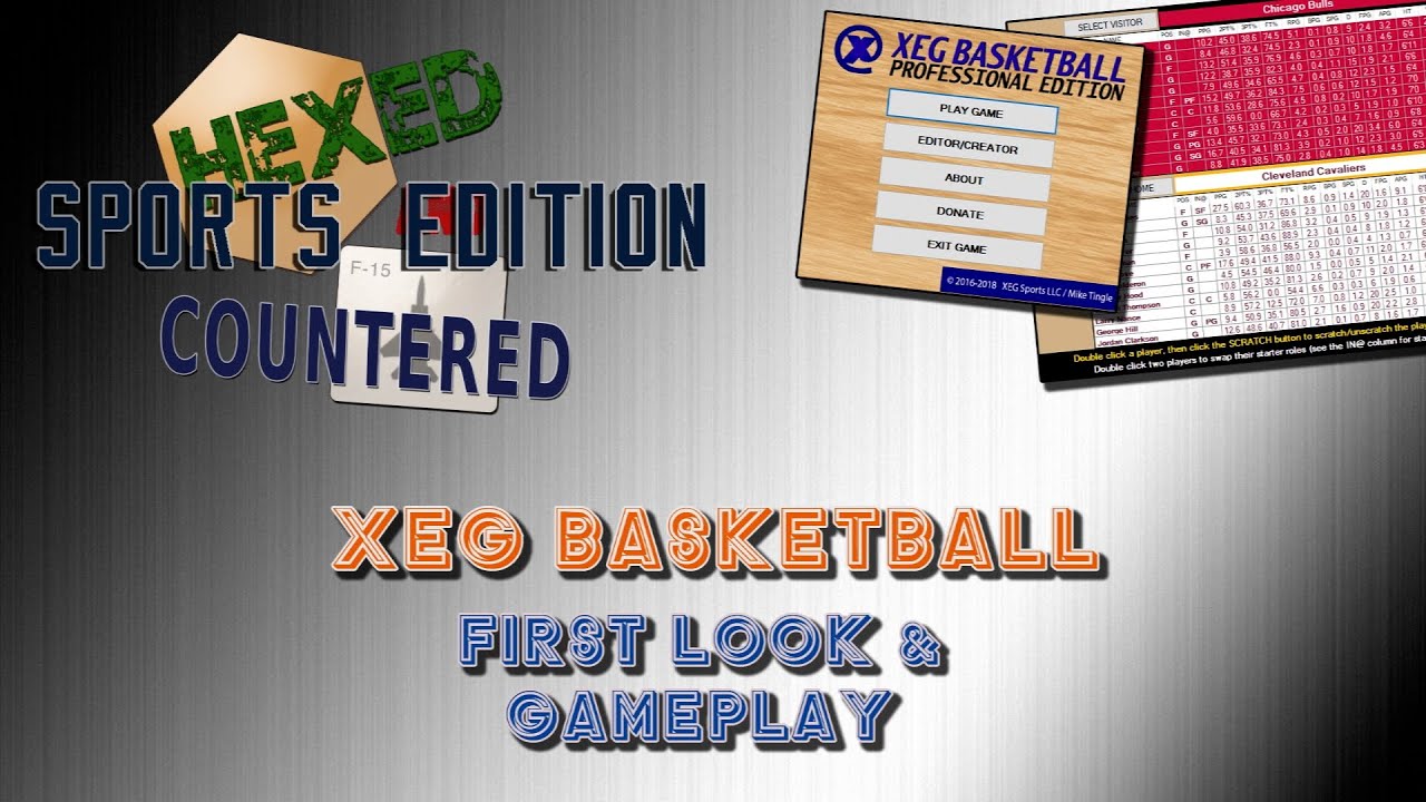 XEG Basketball - First Look & Gameplay - YouTube