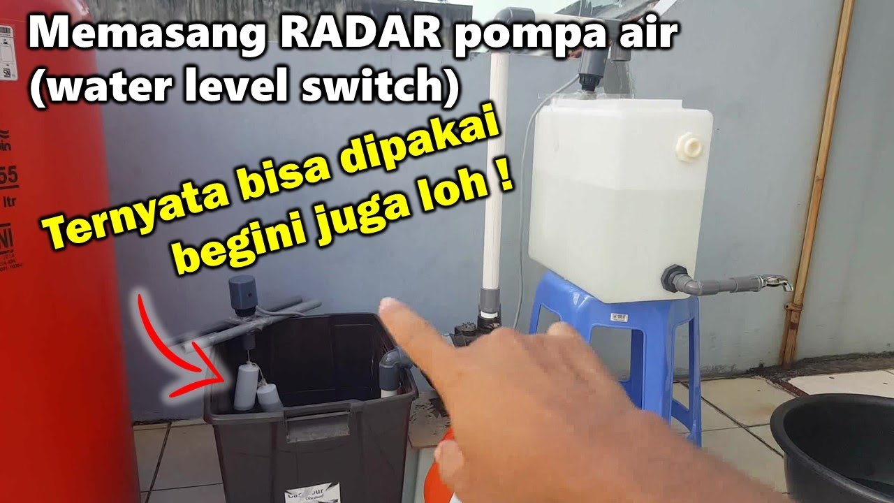 Cara memasang "radar" (level switch) di tandon atau toren - YouTube