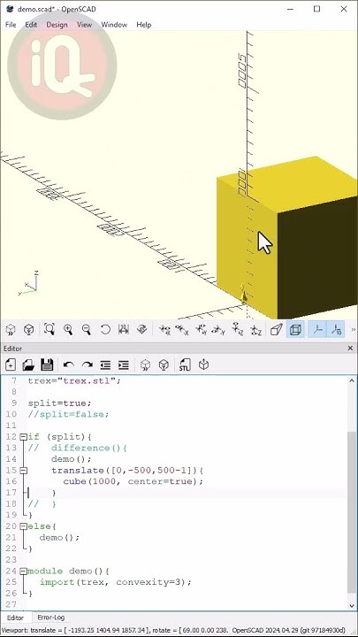 OpenScad: How to do sectional Analysis #openscad #3dprinting #3dprint #cad - YouTube
