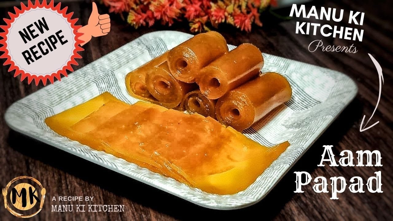 Aam Papad Recipe | Amawat Recipe | Homemade Mango Papad-Easy Mango ...