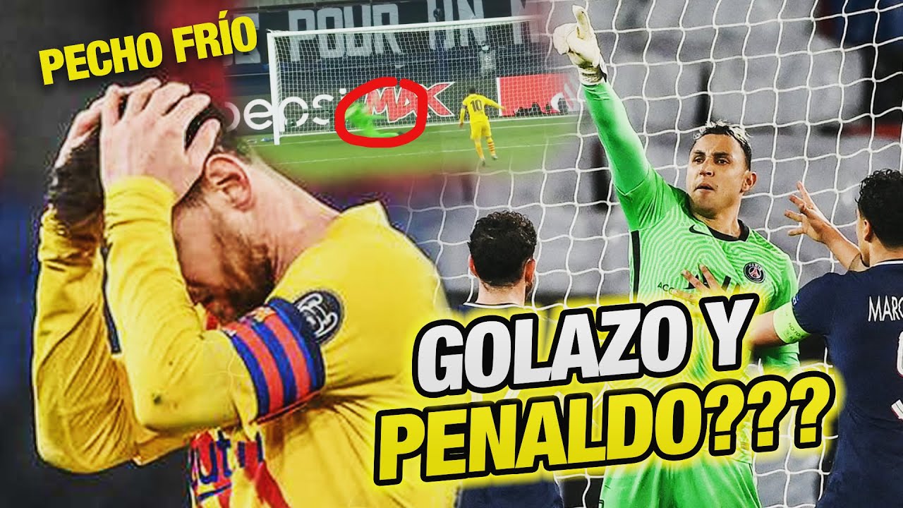MESSI GOLAZO, PECHO FRÍO FALLA PENAL (PENALDO) KEYLOR NAVAS HÉROE - PSG ...