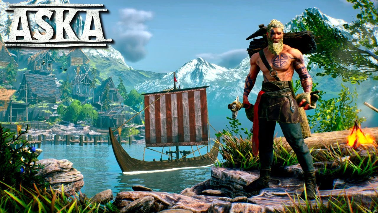 Day 1 In This Viking Survival Game | Aska Gameplay - YouTube