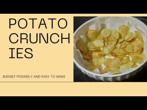 Crispy Potato Crunchies | Simple & Easy Snack for School or Any Time ...
