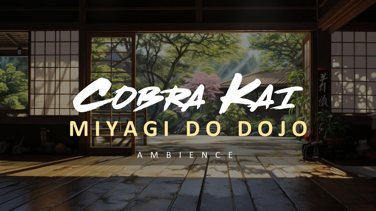 You’re seeking balance at Miyagi-Do Dojo | Cobra Kai Ambience for ...