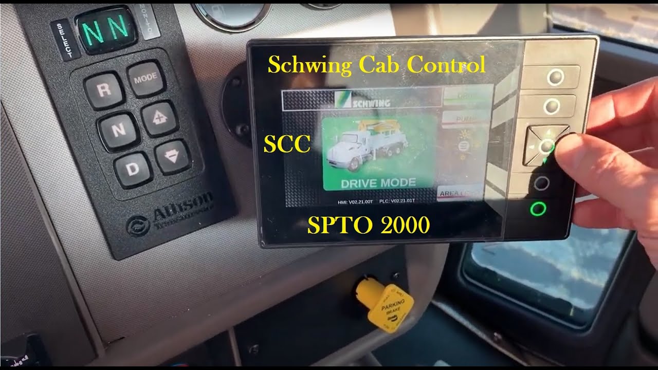 SCC Schwing Control en la Cabina - YouTube
