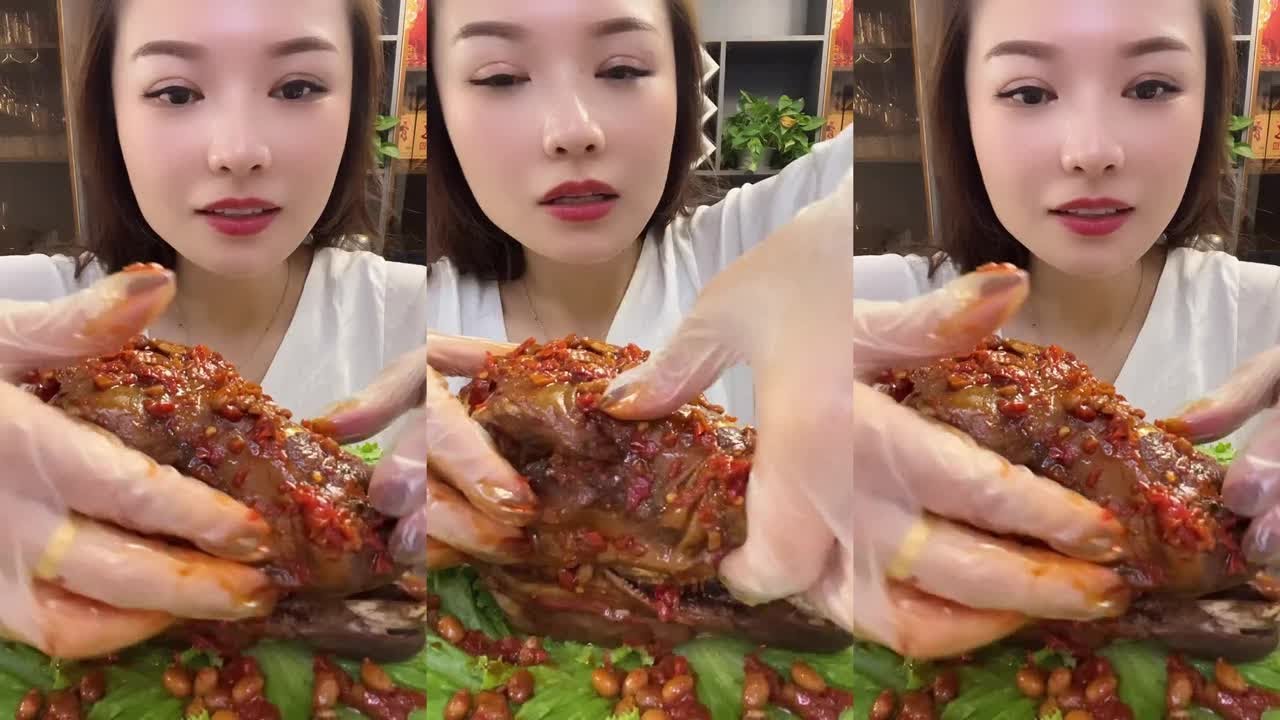 ASMR Mukbang, Extreme Eating show Spicy Pork, Mutton, Seafood - YouTube
