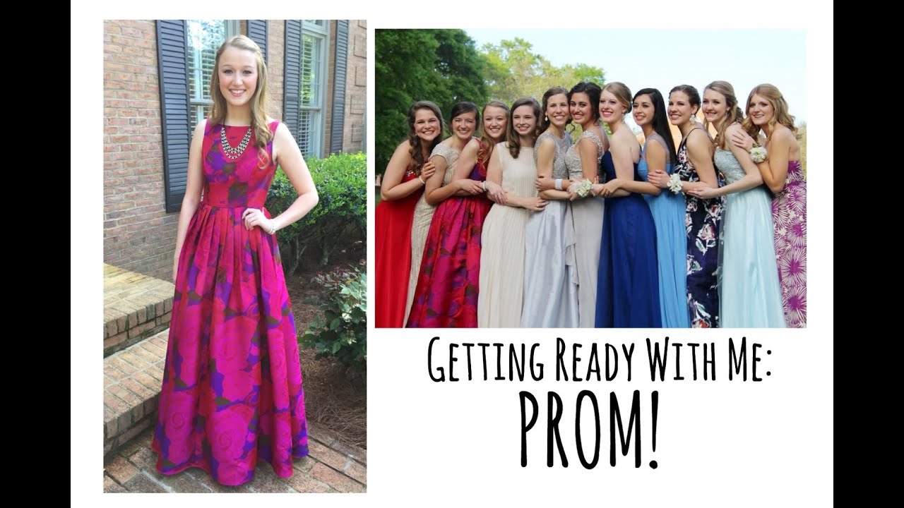 Senior Prom: Getting Ready + Pictures!! - YouTube