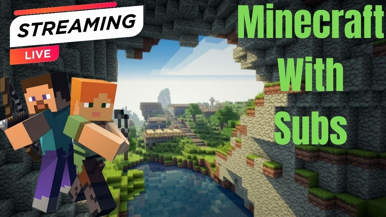 🔴 LIVE: MINECRAFTing with subs! - YouTube