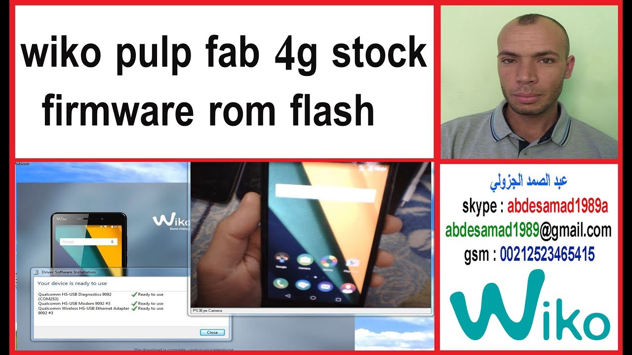 wiko pulp fab 4g stock firmware rom flash - YouTube